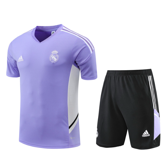 Real Madrid Training Outfit Summer Purple - The Football Kit Gods