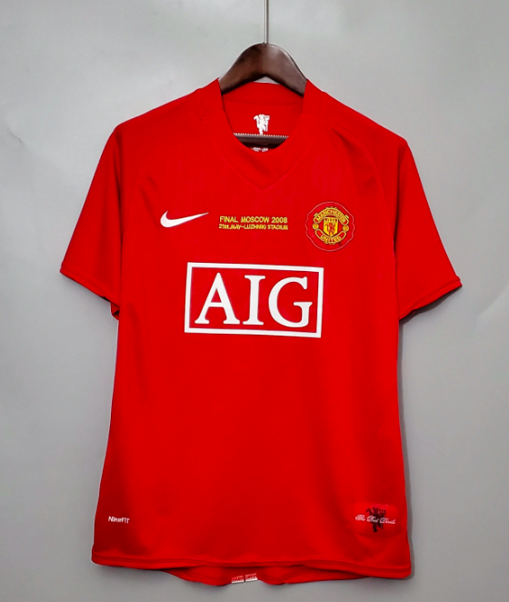Manchester United Home 2007/2008 - The Football Kit Gods