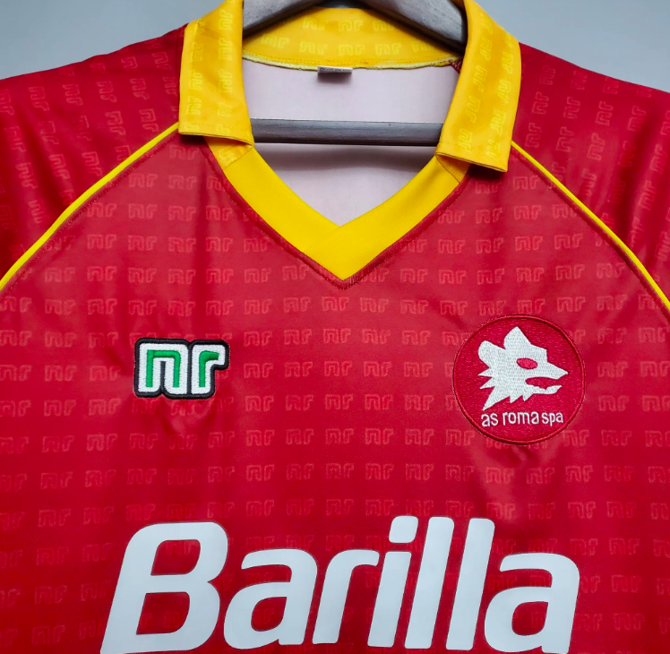 AS Roma Home 1990/1991 - The Football Kit Gods